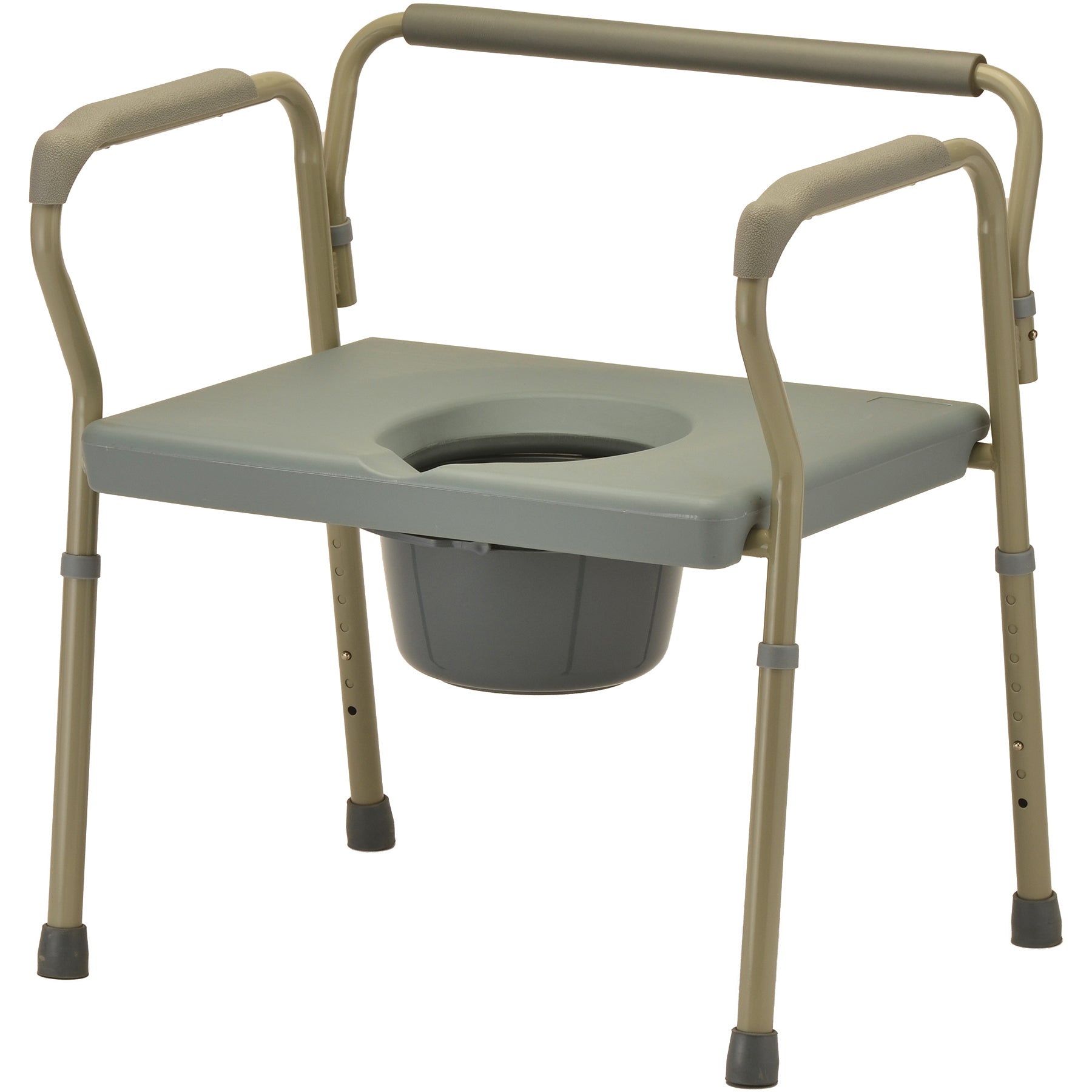 Heavy Duty Commode with Extra Wide Seat