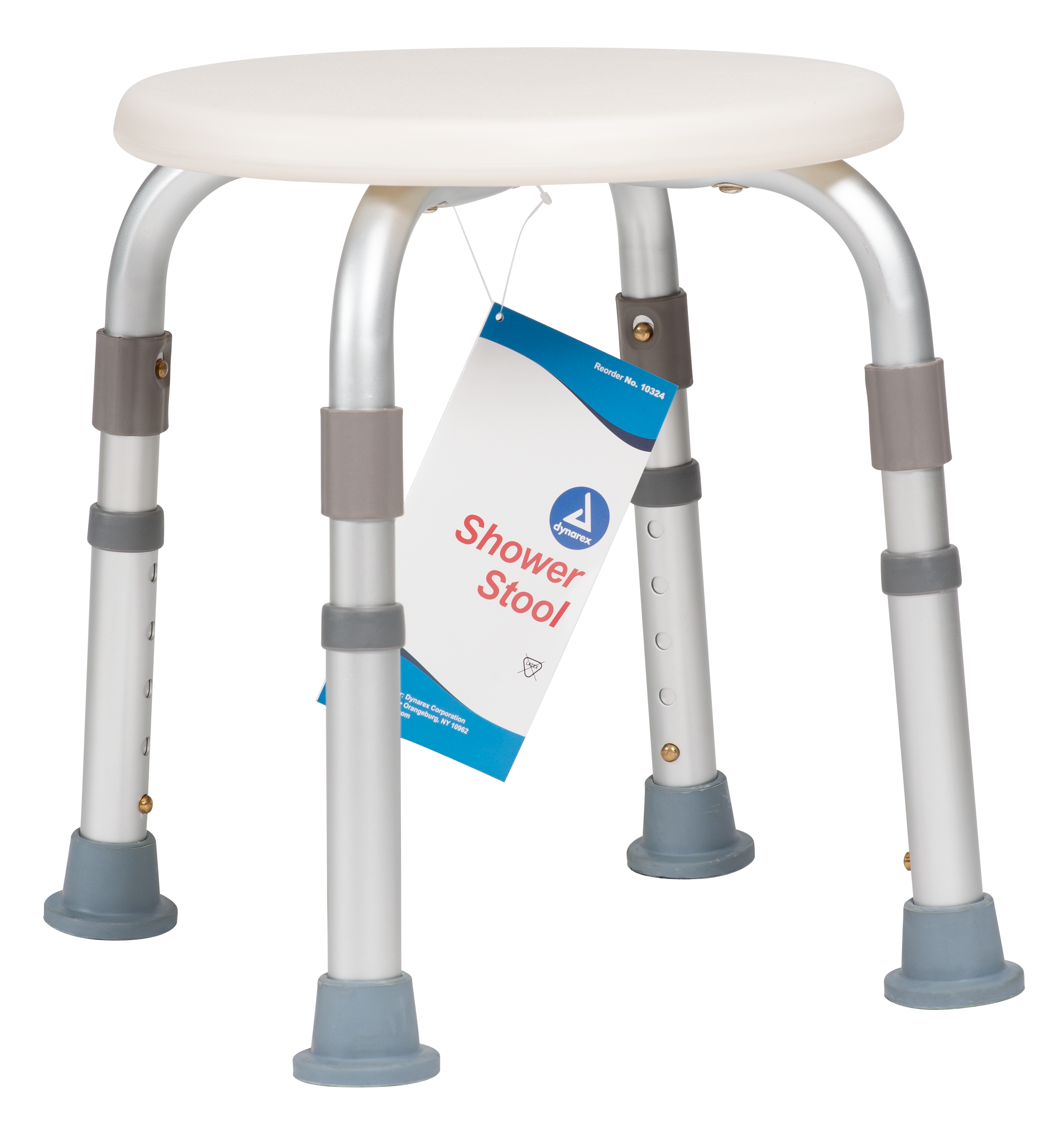 Dynarex Shower Stool, White
